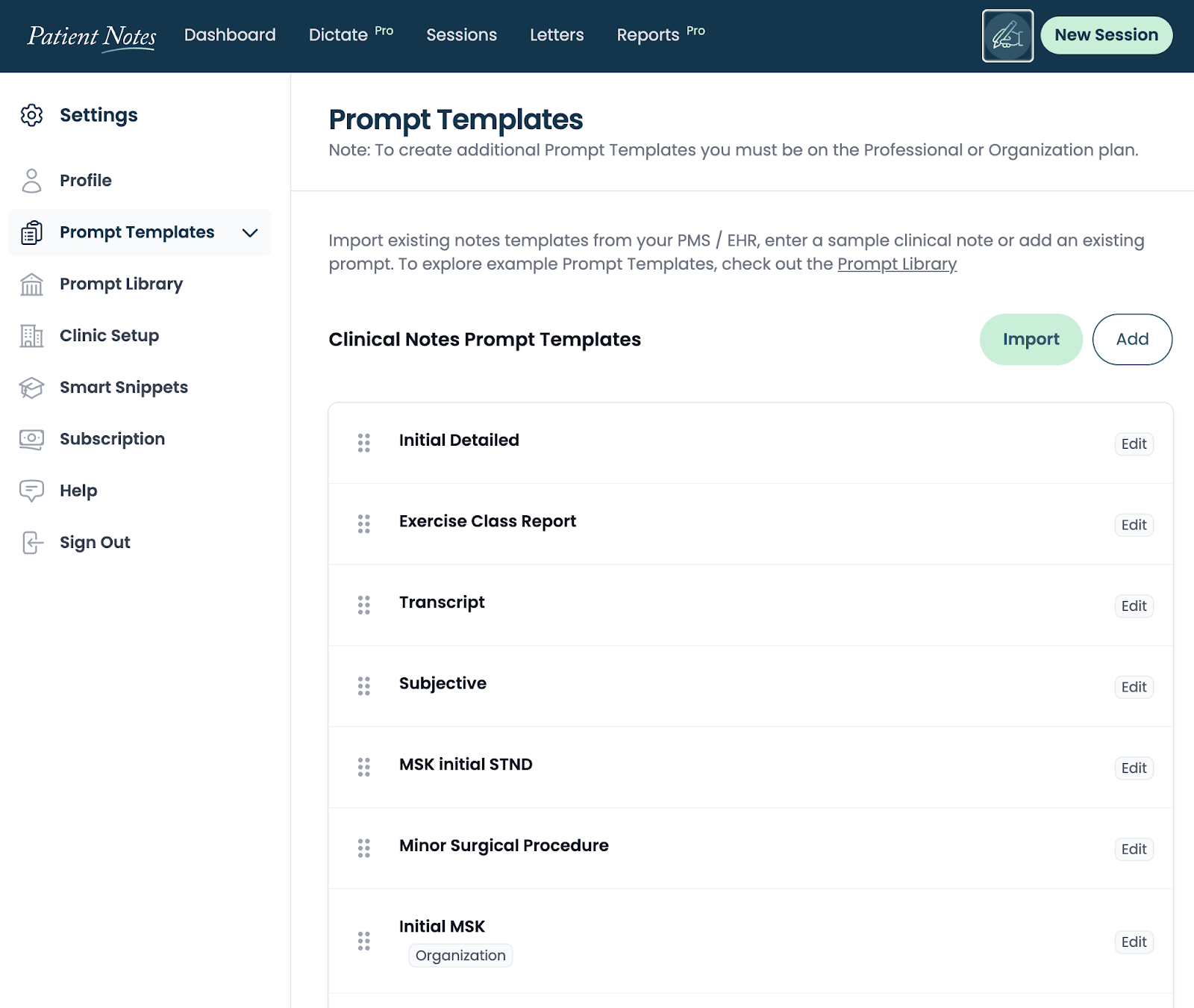 Reordering Prompt Templates – PatientNotes